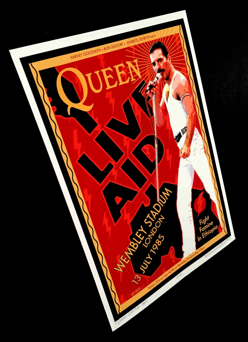 Queen Live Aid Poster