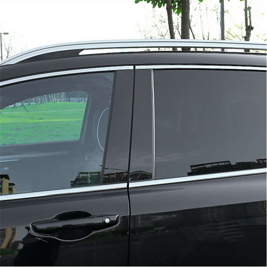 4X Gloss Black Pillar Post Decal Trim For Dodge Ram 2009-2018(Crew Cab ...