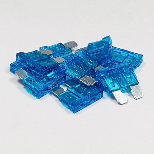 15 Amp Blue 15A Blade Fuses Standard Fuse Amps A Car Van Auto Marine ...