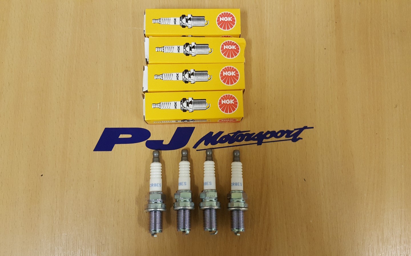 COSWORTH SPARK PLUG SET (4) NGK COPPER CORE FITS ALL YB & RS TURBO CVH ...