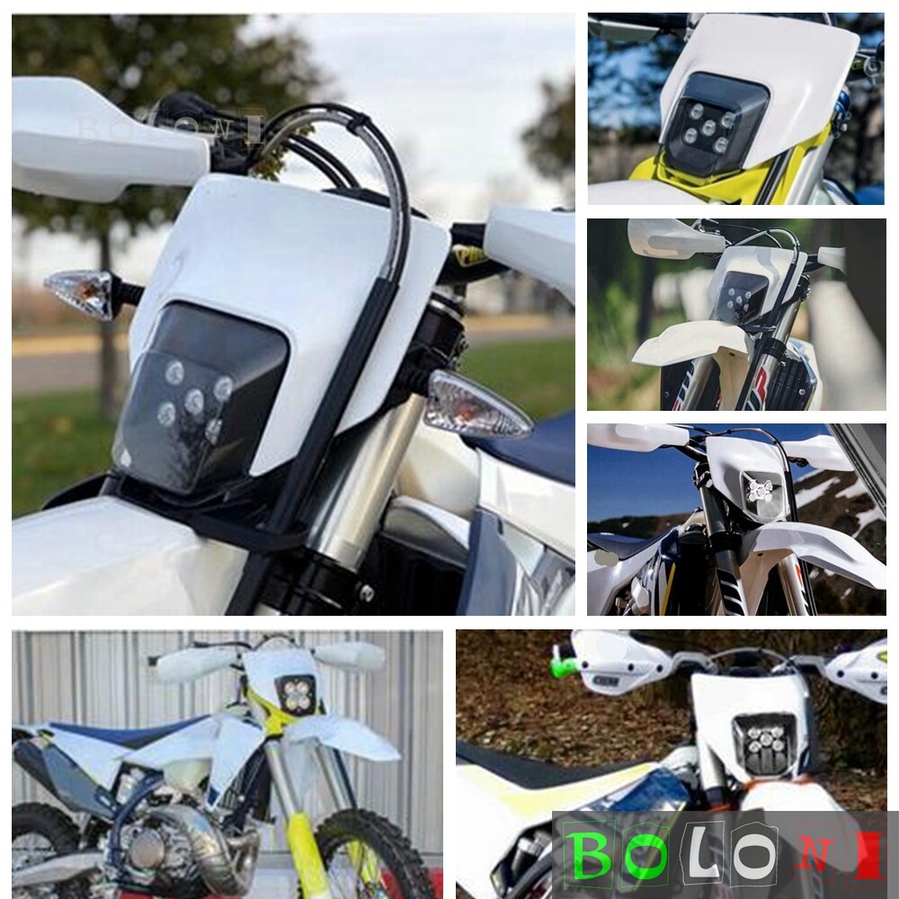 LED Supermoto Headlight for Husqvarna FC FE FX TC TE TX 125 250 300 350 ...