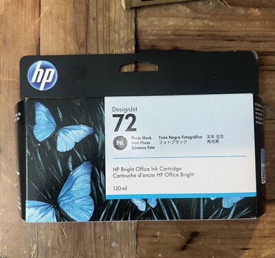 HP 72 130-ml Photo Black DesignJet Ink Cartridge, C9370A 04/2025 ...