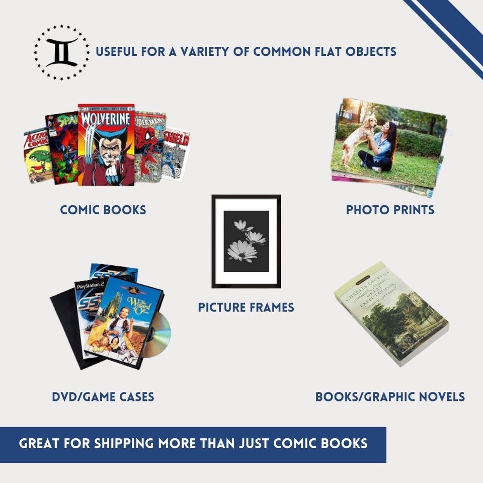 GEMINI Comic Book Flash Mailers (Ships comics, books, graphic novels ...