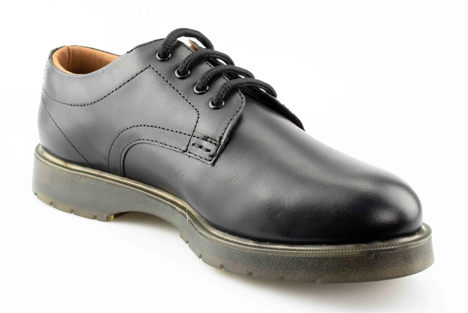 Mens Leather Lace Up Smart Casual Office Work Uniform Walking Formal ...