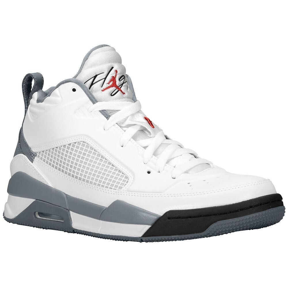 Size 13.5 - Jordan Flight 9.5 White Grey for sale online | eBay