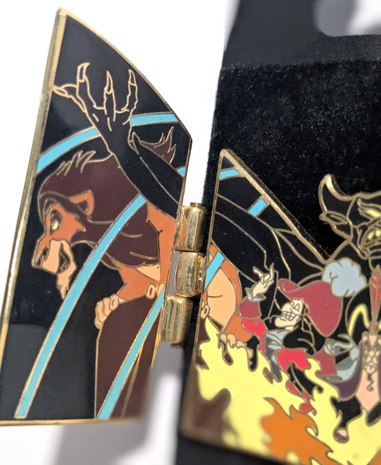 Hinged Doors Disney Villains Pin Chernabog Scar Jafar Captain Hook ...