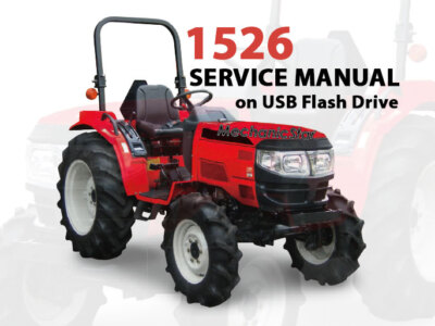 Mahindra 1526 Tractor Service + Operators + Loader + Backhoe Manual ...
