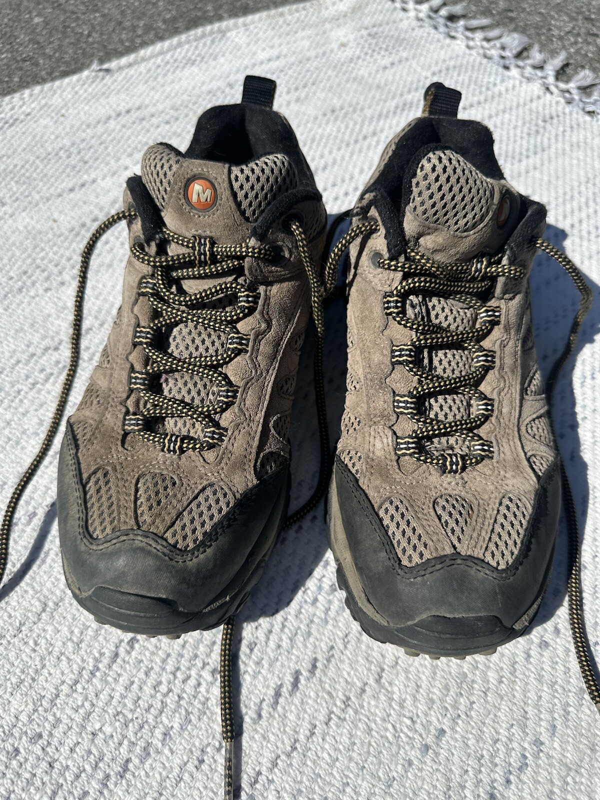 Merrell Mesa Hiking Shoes 7.5 Gray Ventilator ll Vibram Womens Walnut ...