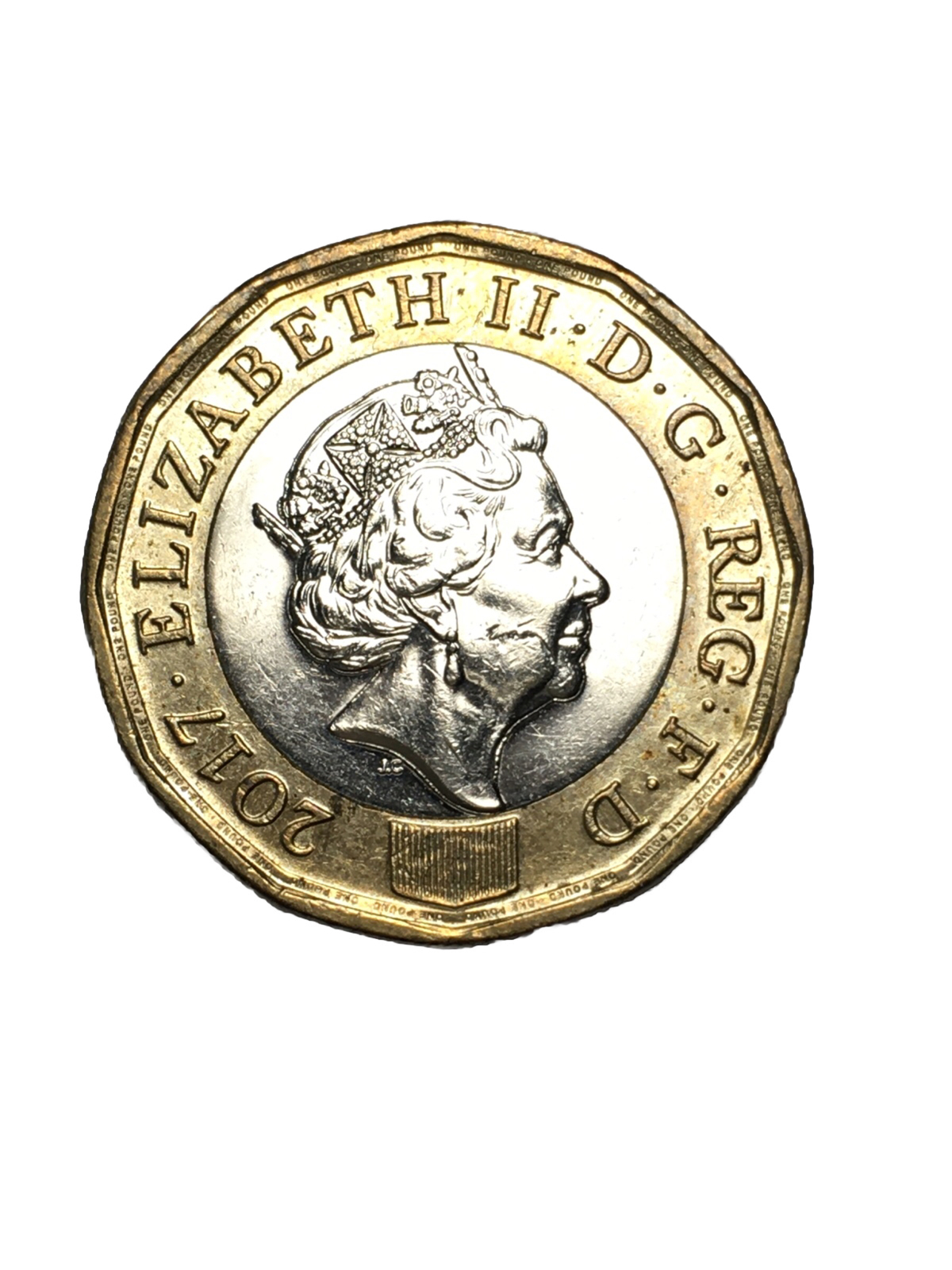 2017 United Kingdom Queen Elizabeth II One Pound Coin Nations Of The ...