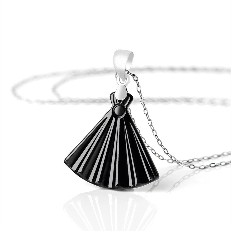 Burmese Jade Fan Pendant 925 Silver Blue Jewelry Real Jadeite Necklace ...