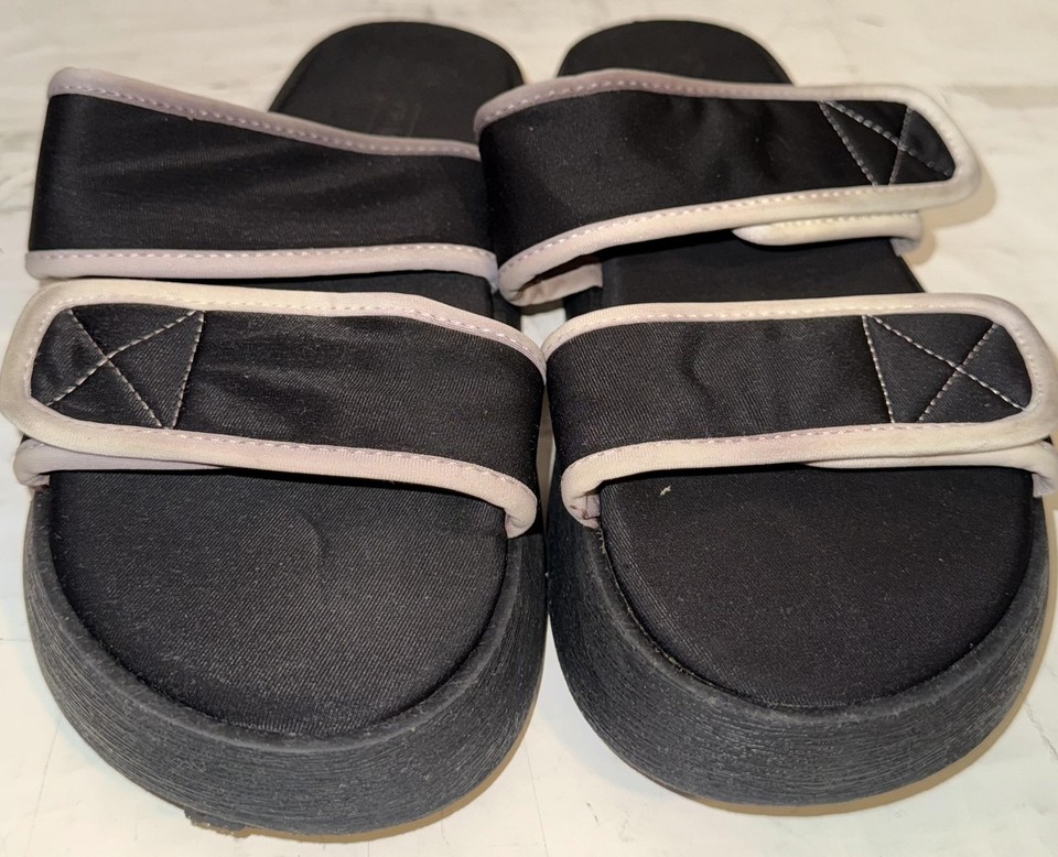 Primark Shoes Womens Size 7 Platform Sandals Double Strap Slides ...