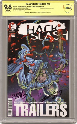 Hack Slash Trailers 1B CBCS 9.6 Witnessed Sig Young/Seeley 2006 21 ...