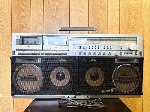 SHARP GF-909 Boombox – Vintage Japanese Cassette Deck Super for part ...