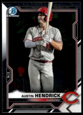2021 Bowman Draft Chrome Austin Hendrick G153 Cincinnati Reds #BDC-138 ...