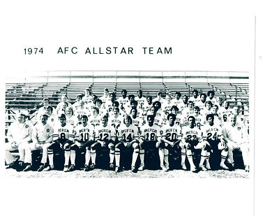 1974 AFC ALL STAR TEAM PRO BOWL 8X10 TEAM PHOTO NFL FOOTBALL STABLER ...