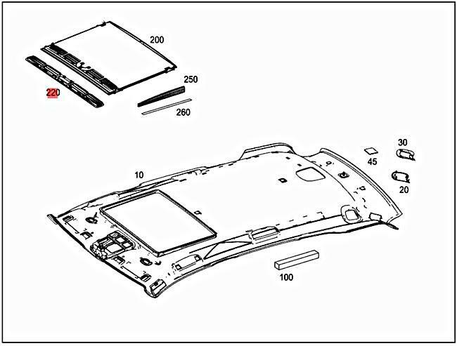 Genuine Mercedes-Benz Vent Louver 21878400539051 OEM for sale online | eBay