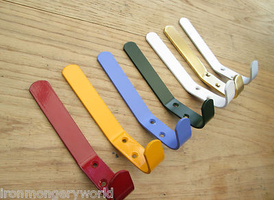 MULTI COLOURED ALUMINIUM HAT AND COAT HOOK HANGING HOOKS COAT RACK ...