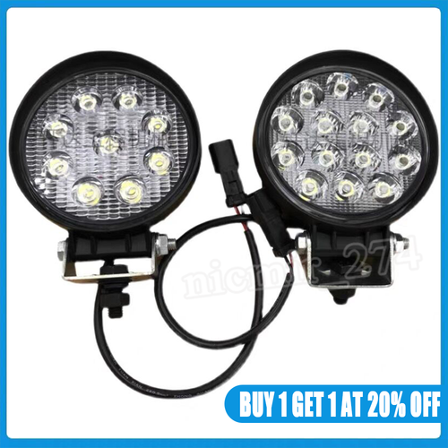 2× 480W LED Work Light Bar Flood Spot Lights Driving Lamp Offroad Car ...