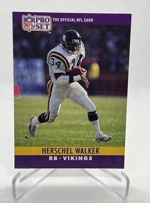 1990 Pro Set Herschel Walker #197 Minnesota Vikings | eBay