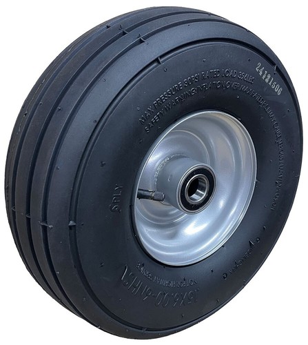 15 x 6.00-6 Pneumatic Steel Tedder Wheel High 360mm Width 160mm 6ply ...