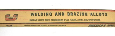 Unibraze 308 Stainless Welding & Brazing Alloys 1/16" X 36" Long 10 lbs ...