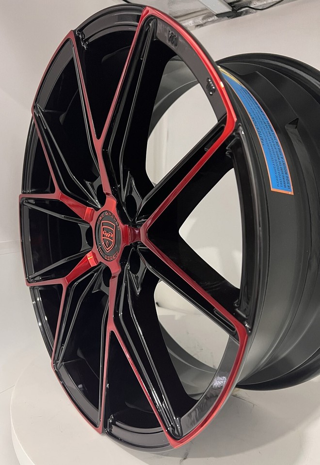 NS4 18 inch Black Red Rim fits INFINITI QX70 2014 - 2018 | eBay