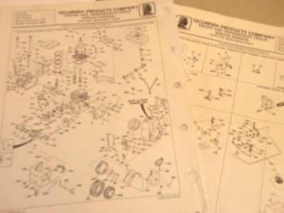 Tecumseh Engine HM70 HMXL70 PARTS MANUAL CATALOG LAUSON ENGINE PARTS | eBay