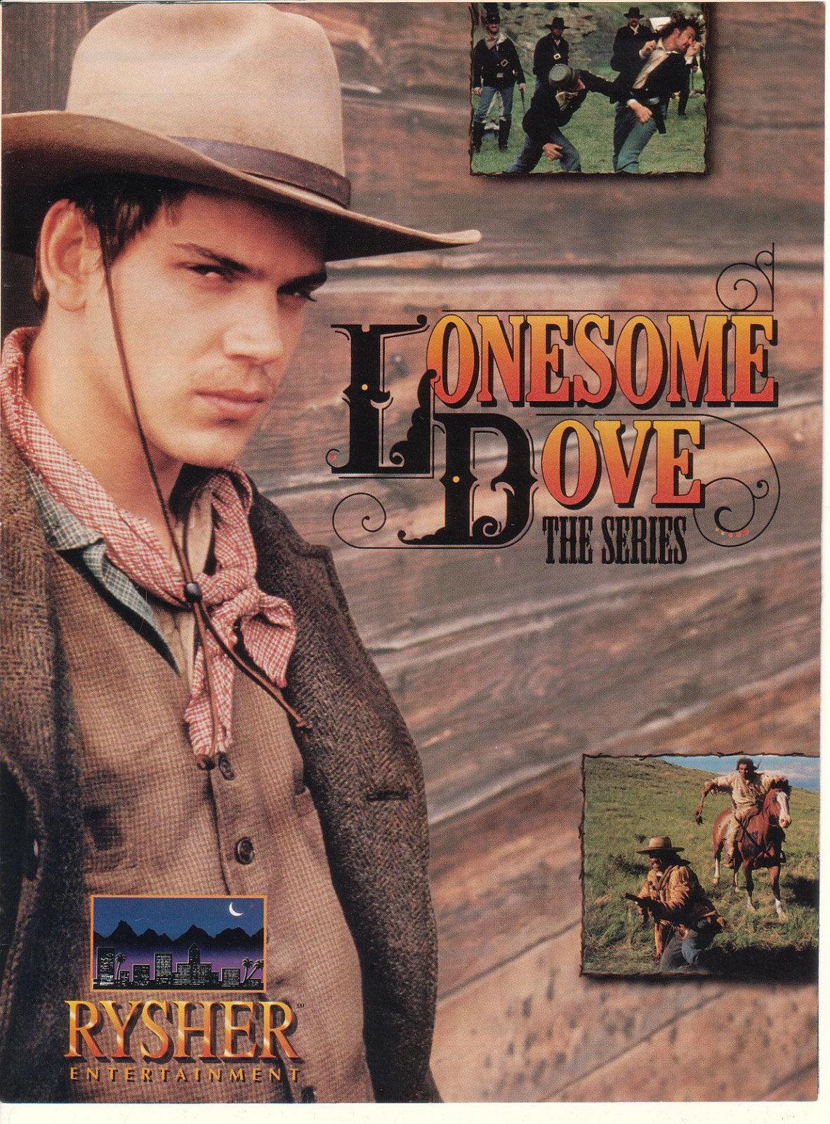 Scott Bairstow Lonesome Dove The Series 1994 Ad Rysher ADVERTISEMENT | eBay