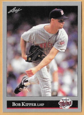 BOB KIPPER MINNESOTA TWINS #506 no dot inc - LEAF NM-MT 1992 | eBay
