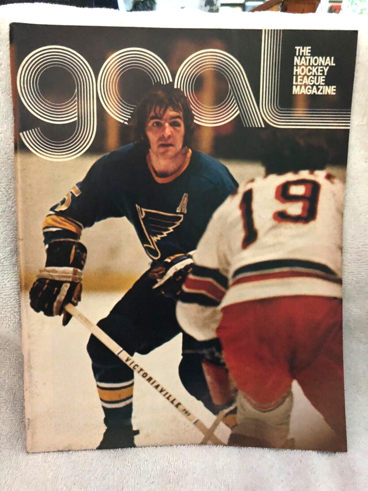 2-27-1974 NHL PROGRAM ST LOUIS BLUES @ CALIFORNIA GOLDEN SEALS-BOB ...