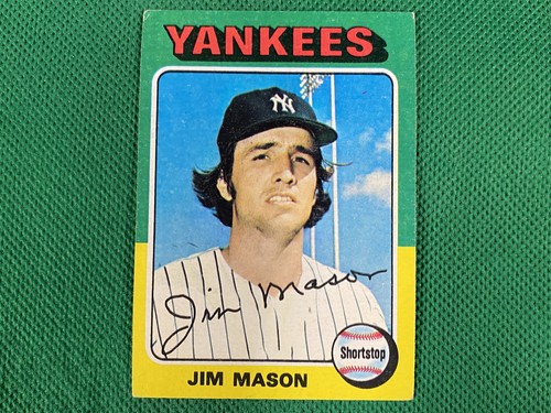 1975 Topps #136 Jim Mason New York Yankees | eBay