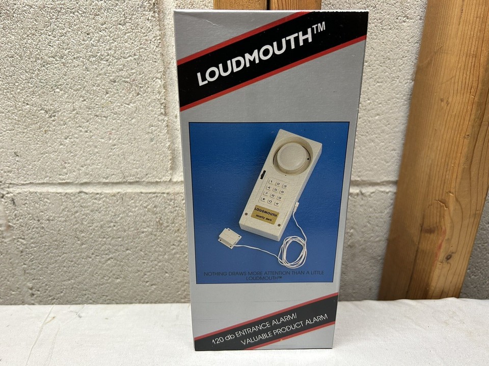 LOUDMOUTH 120db Entrance Alarm~Valuable Product Alarm~New Old Stock | eBay