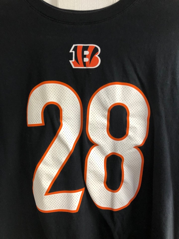 Cincinnati Bengals Joe Mixon Nike Women's Tee T-Shirt Large L NFL ...
