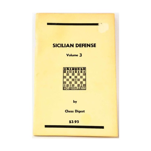 Chess Digest Book - Reference - Chess Sicilian Defense, Vol. 3 VG | eBay