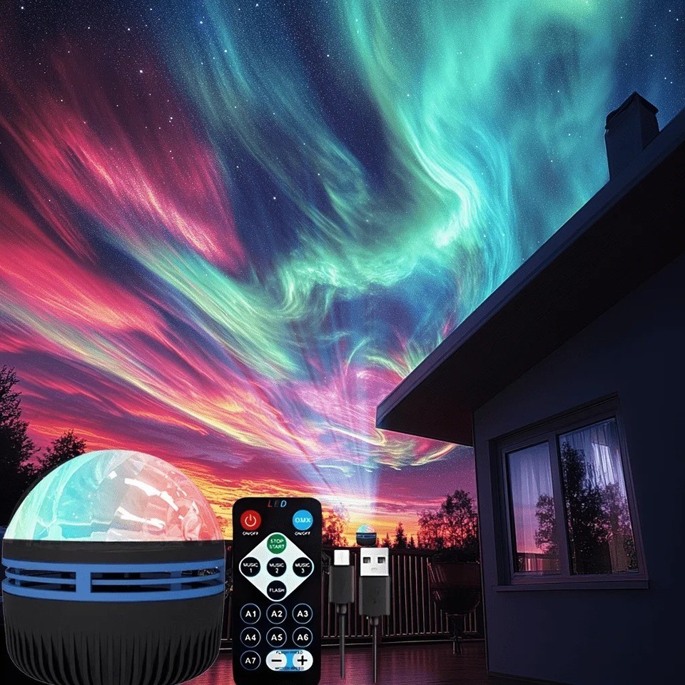 Calming Autism LED Light Sensory Toys Projector Multicolour Ocean Wave ...