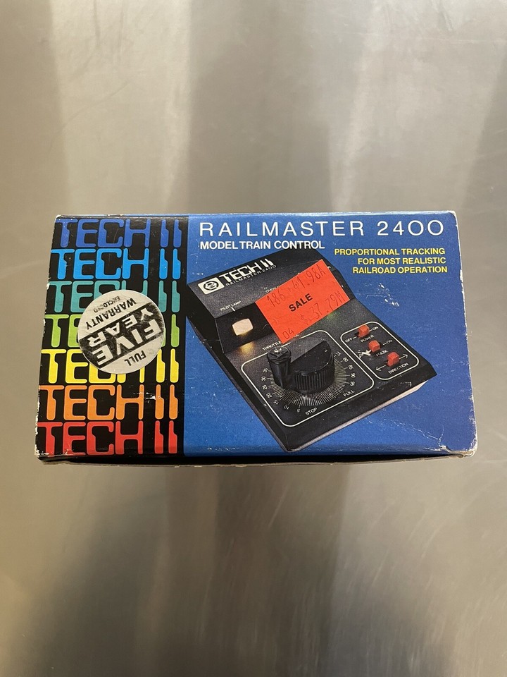 MRC Tech II 2 Railmaster 2400 Railroad Model Train Control Transformer ...