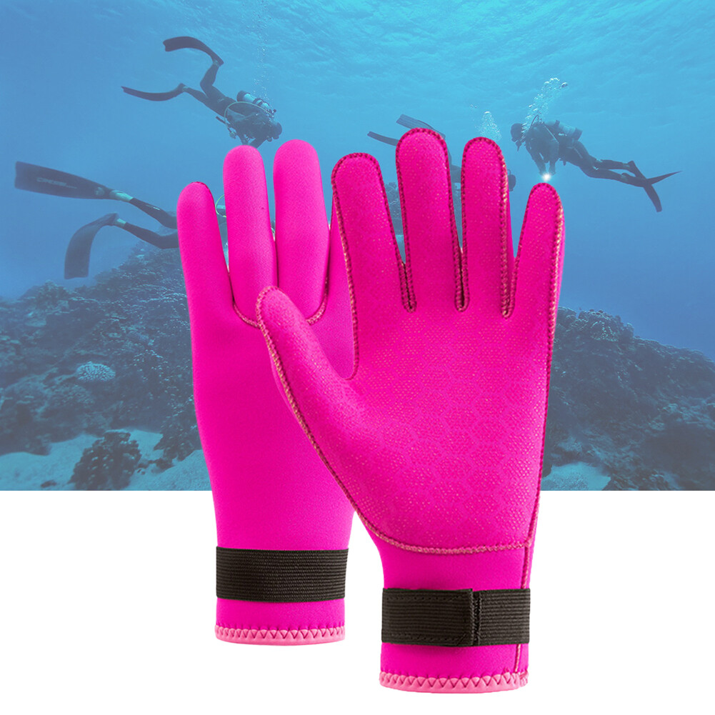 Neoprene Diving Gloves Elastic Surfing Gloves Outdoor Accessories (XL ...