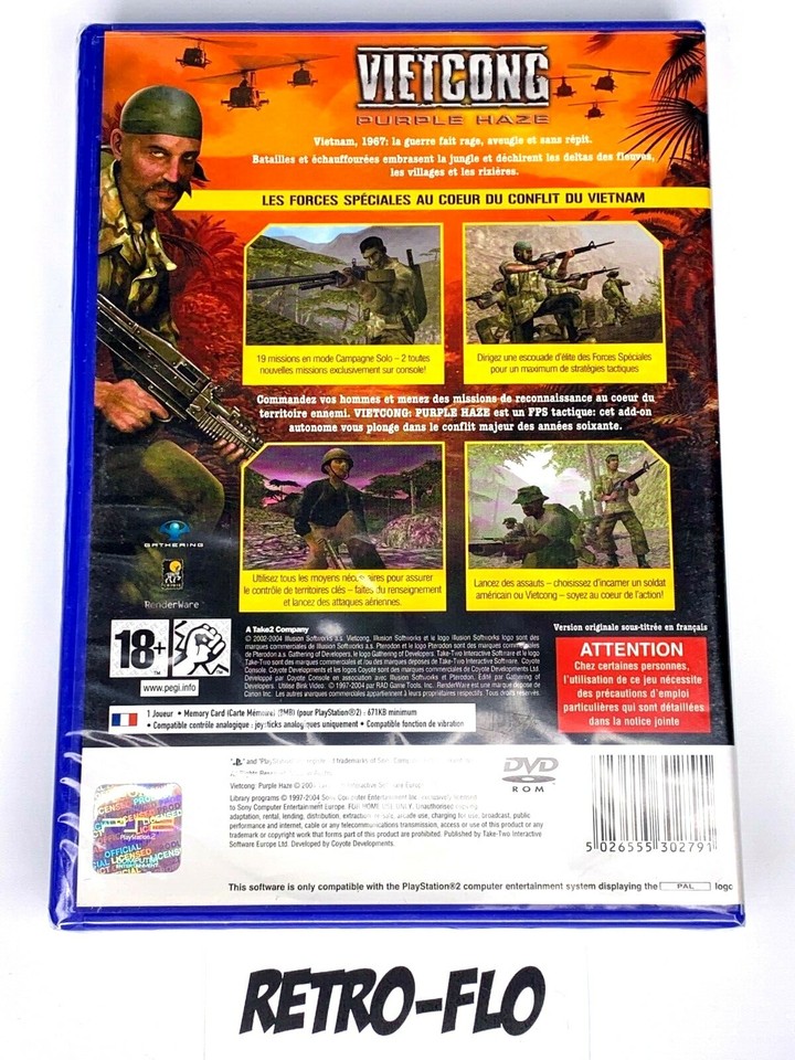 Vietcong Purple Haze - Gioco PS2 Sony Playstation 2 - NUOVO - PAL ...