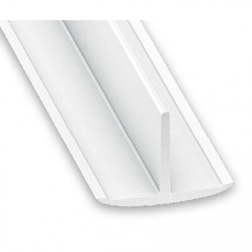 1M 2M LENGTHS White PVC Plastic T Section Tees 25MM x 18MM x 2MM | eBay UK