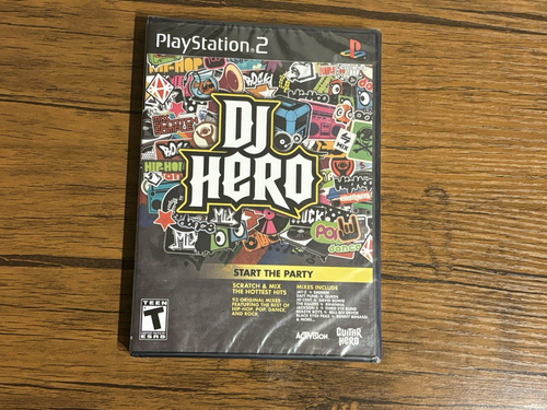 DJ Hero PS2 BRAND NEW FACTORY SEALED (Sony PlayStation 2, 2009) No ...