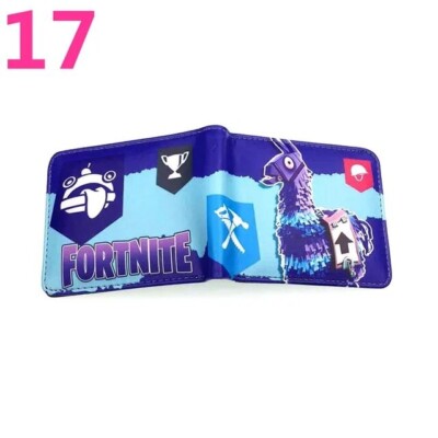 Fornite Battle Lama BifoldWallet coin pocket3 credit card slots w logo ...