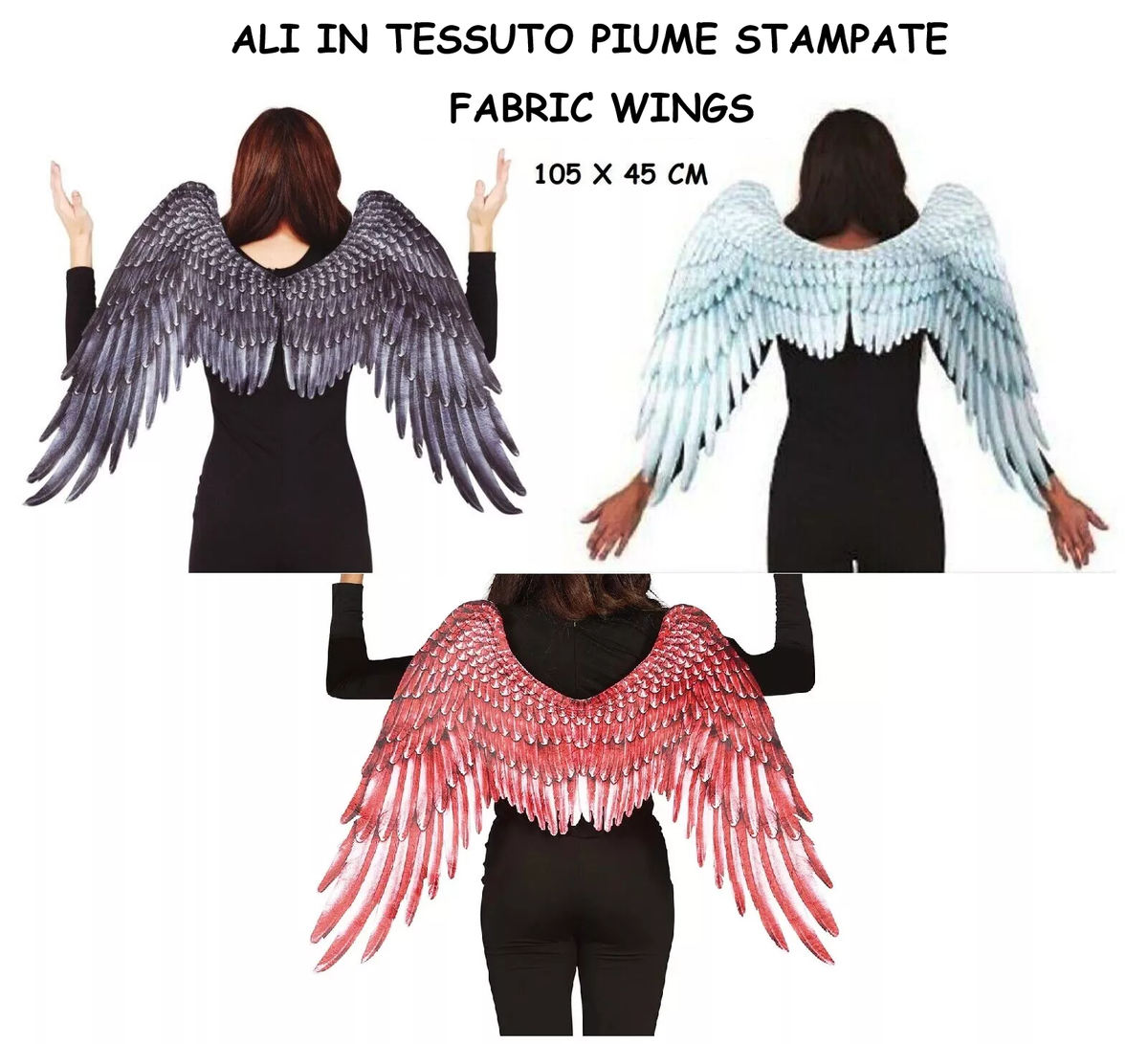 Disegno Di Ali Di Piume Nere