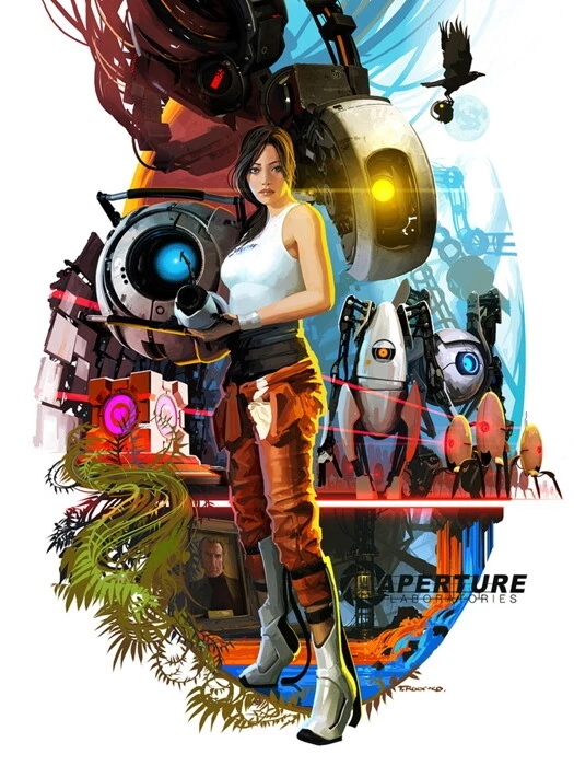 Portal 2 Chell Concept Art