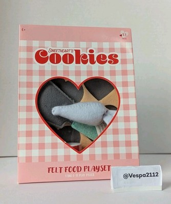 Target Bullseye Playground Valentines Cookie Kit Playset Felt Play Food ...