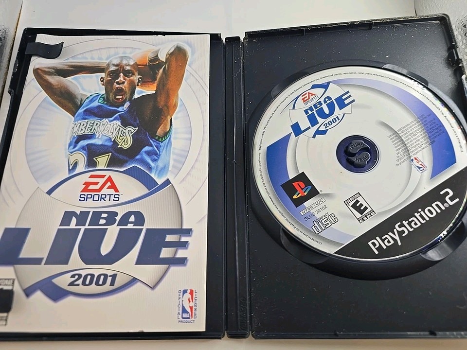 Playstation 2 Ea Sports Nba Live 2001 (Sony PlayStation 2, 2001) With ...