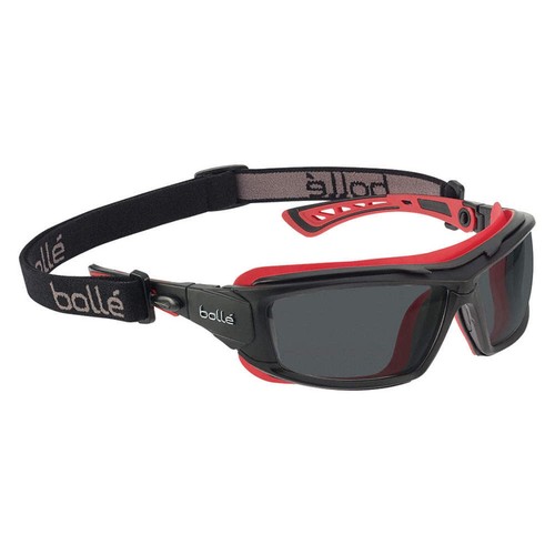 Bolle Safety - 40300 - Bolle ULTIM8 Safety Goggle: Black/Red Frame ...