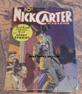 TORTURE NICK CARTER DETECTIVE MAGAZINE DECEMBER 1935 PULP DIME NOVEL ...