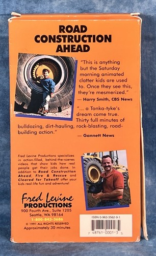 Road Construction Ahead (VHS) for sale online | eBay