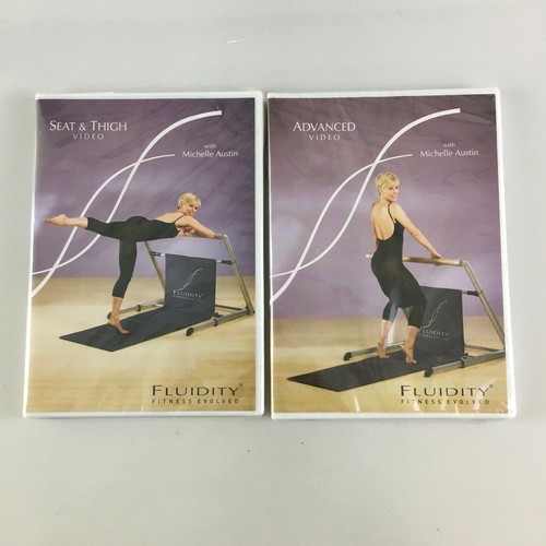 DVD Lot of 2 Michelle Austin Fluidity Fitness Evolved Seat & Thigh ...