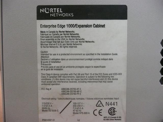 Avaya / Nortel BCM 1000e NT7B10AACM Expansion KSU | eBay